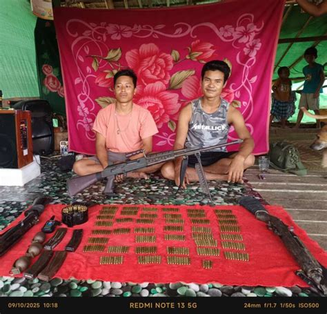 ဟုမ္မလင်းမြို့အခြေစိုက် ခလရ ၂၂၂ တပ်ရင်းမှ စစ်မှုထမ်းတပ်သားသစ် ၁ ဦးနှင့