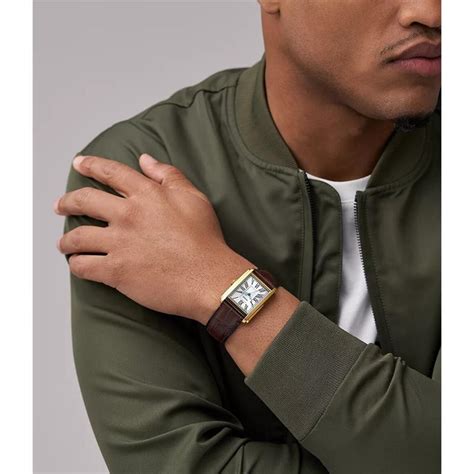 Reloj Fossil Carraway Hombre Dorado Y Marrón Analógico Fs6011