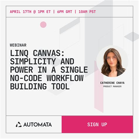 On Demand Webinar Linq Canvas Simplicity And Power In A Single No