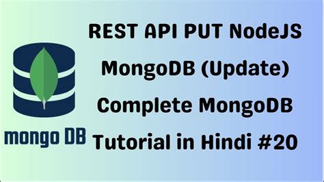 🔴 Restful Api Node Js Mongodb Put Update The Document 20