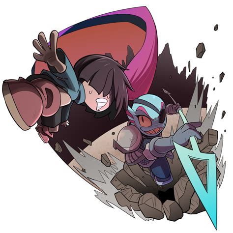 Frisk And Undyne Undertale Drawn By Houten Dre A Mer Danbooru