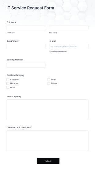It System Access Request Form Template Jotform