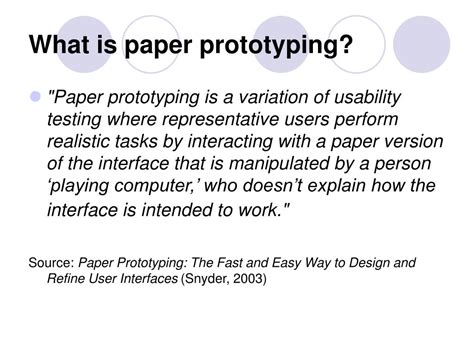 PPT Paper Prototyping PowerPoint Presentation Free Download ID