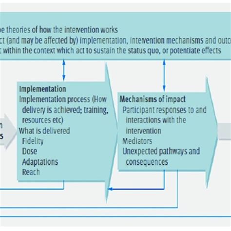 The Process Evaluation Framework For Complex Interventions 38