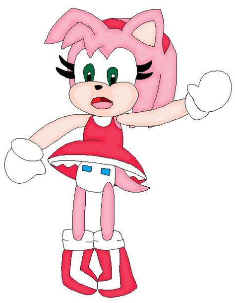 Amy Rose In Diaper By Amiithefox On Deviantart