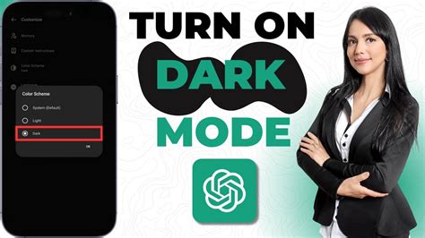 How To Enable And Disable Dark Mode On Chatgpt Youtube