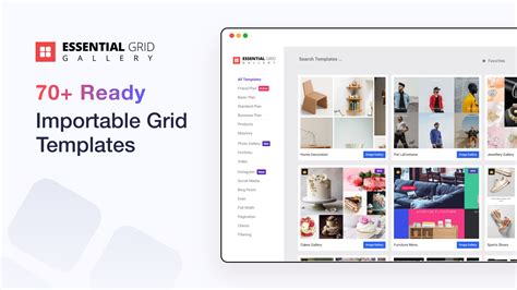 Essential Grid Gallery Build Video Portfolio Product Photo Gallery Social Feed Shopify
