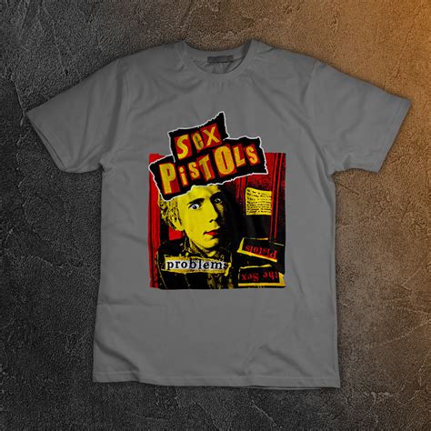 T Shirt Plus Size Plus Size Sex Pistols Problems R 99 90 Em Rewind Alternative Prints