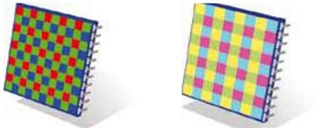 Bayer Array Color Filter And Cmyg Color Filter Array 4