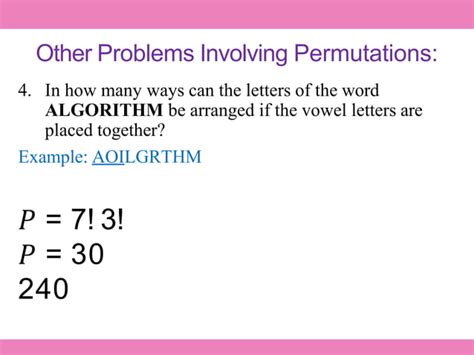 Grade 10 Permutation Powerpoint Presentation Pptx