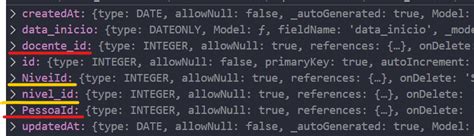 Unknown Column Pessoaid In Field List Orm Com Nodejs Api Com Sequelize E Mysql