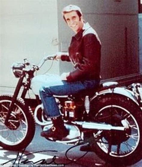 Happy Days Fonzies Triumph Bike Up For Auction For £100000 Daily