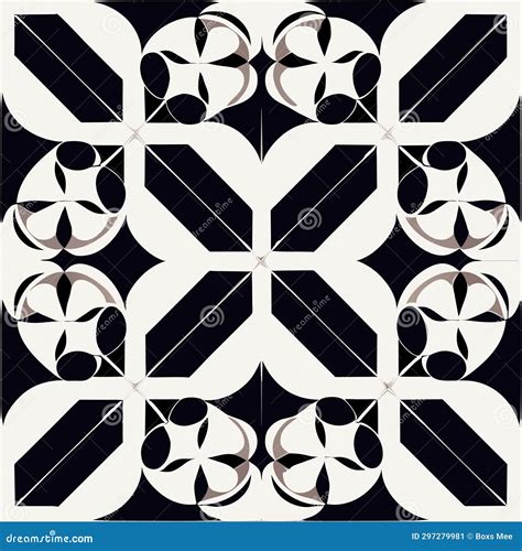 Ornate Geometric Pattern And Abstract Multicolored Background For Design Generative Ai Stock