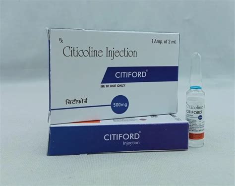 Citicoline Sodium Injection At ₹ 15300piece Citicoline Sodium In