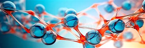 Abstract Molecular Structure Abstract Representation Of A Molecular Structure With Geometric