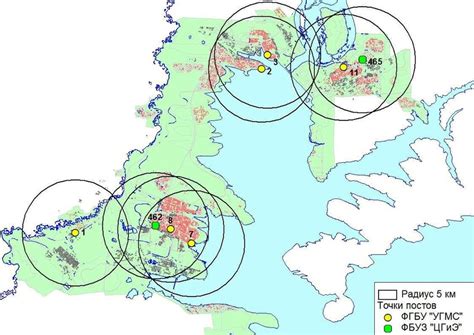 location of air monitoring posts and areas of their representativeness