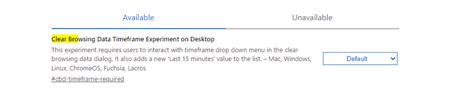 Google Chrome Now Allows You Delete Last Minutes Of Browsing Data On Desktop