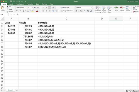 วิธีการรวมฟังก์ชัน Round และ Sum ใน Excel ทำอย่างไร 2025