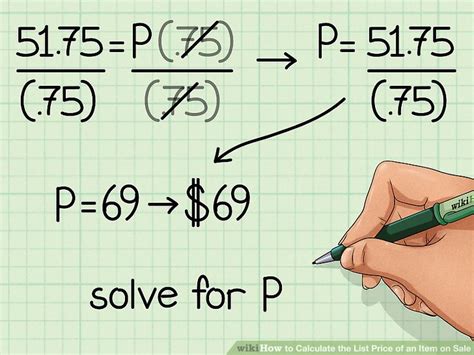 3 Ways To Calculate The List Price Of An Item On Sale WikiHow