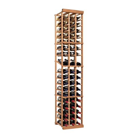 Wine Enthusiast Nfinity 54 Bottle Natural Floor Wine Rack 618 50 03