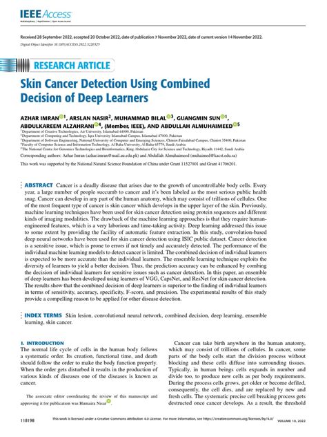 Skin Cancer Detection Using Combined Decision Of Deep Learners Pdf Deep Learning Melanoma