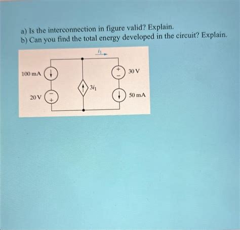 Solved A Is The Interconnection In Figure Valid Explain