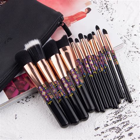 Anmor 12 шт кисти для макияжа Профессиональная Кисть для нанесения теней синтетические волосы