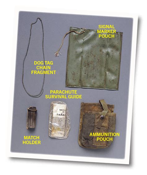 Michael Blassie Recovered Personal Objects Crash Siteautumn Viep 22