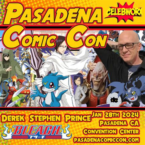 Derek Stephen Prince Pasadena Comic Convention And Toy Show