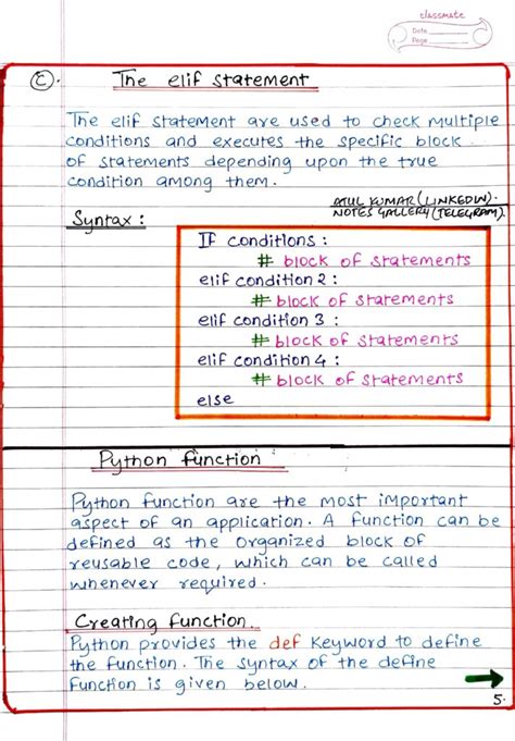Basic Python Programs Handwritten Pdf