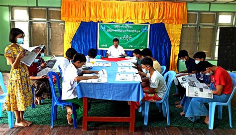 ကျွန်းလှမြို့၊ လူထုအခြေပြုဗဟိုဌာန၌ စာဖတ်ဝိုင်း၊ စာဖတ်စွမ်းရည်ပြိုင်ပွဲနှင့် စာအုပ်စာစောင်ပြပွဲက