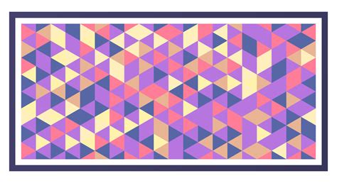 Abstract Colorful Geometric Triangle 3d Background Pattern Seamless