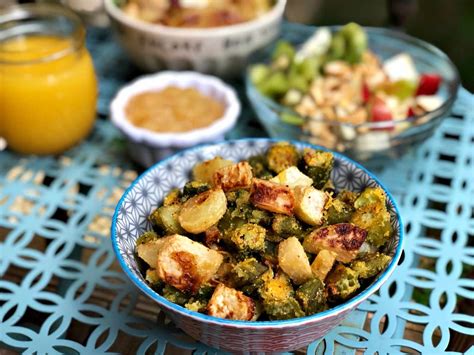 Okra And Kohlrabi Vegan Breakfast Hash Recipe
