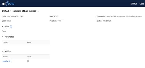 Bug When Logging Metrics Over Time The First Value Is Shown In The Ui · Issue 2894 · Mlflow