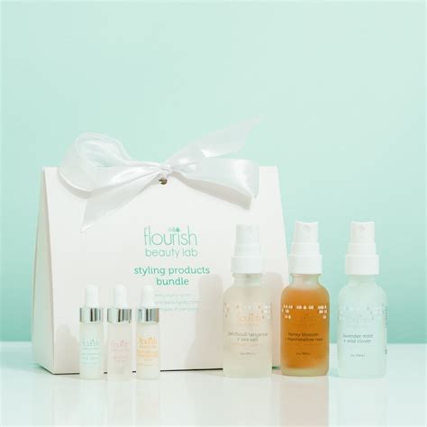 Ultimate Hair Styling Kit Hydrate Texturize Protect And Gloss Flourish Beauty Lab