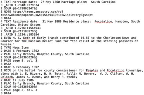 Create A Genealogy Gedcom File