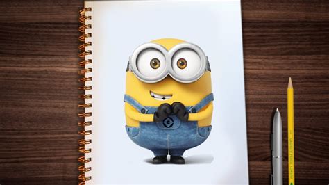 How To Draw The Minion Bob From Despicable Me YouTube