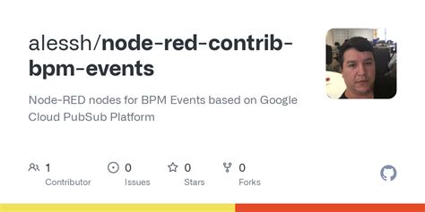 Github Alesshnode Red Contrib Bpm Events Node Red Nodes For Bpm