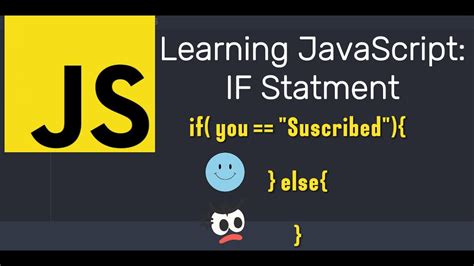 Learn Javascript If Statements Javascript Course Episode 4 Youtube