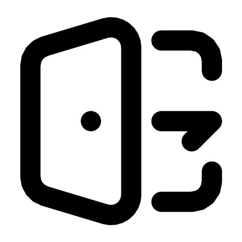 Door Exit Line Vector Svg Icon Svg Repo