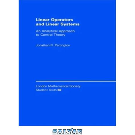 خرید و قیمت دانلود کتاب Linear Operators And Linear Systems An
