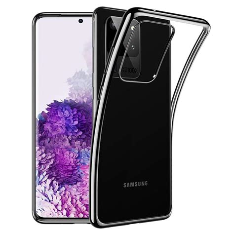 Capa De Tpu Anti Slip Para Samsung Galaxy S Ultra Transparente