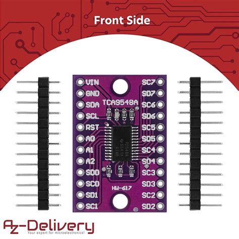AZDelivery PCA9548A Laagspanning 8 Kanaals I2C Multiplexer Compatibel