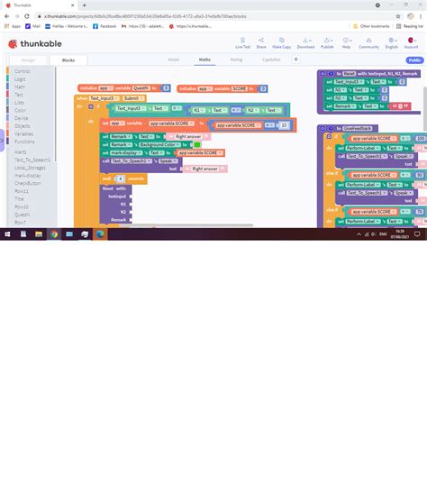 Variable Not Incrementing Questions About Thunkable Community