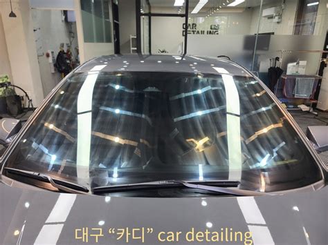 대구 달서구 장기동 아반떼cn7 디테일링세차 스팀세차 도장철분제거 유리유막제거 유리물때제거 유리발수코팅 실내스팀세차 타르제거 휠철분제거 타이어
