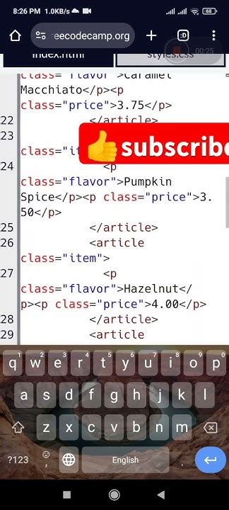 Freecodecamp Solution Cafe Menu Step70 71freecodecamp Javascript