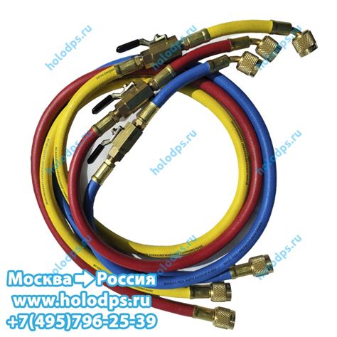 Шланги заправочные с вентилями 90 см, Mastercool 90262-36