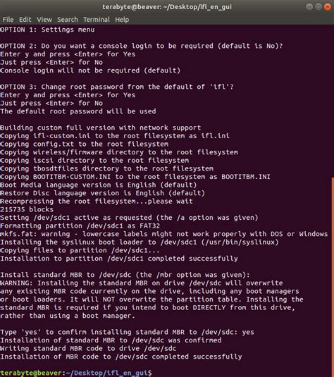 How To Create Ifl Boot Media From A Linux Distribution Terabyte Unlimited