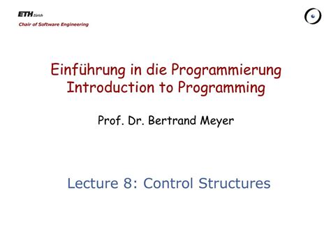 lecture 8 control structures ppt download