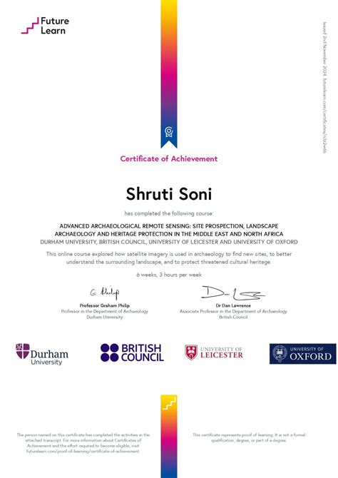 shruti soni on linkedin i have completed the course advanced